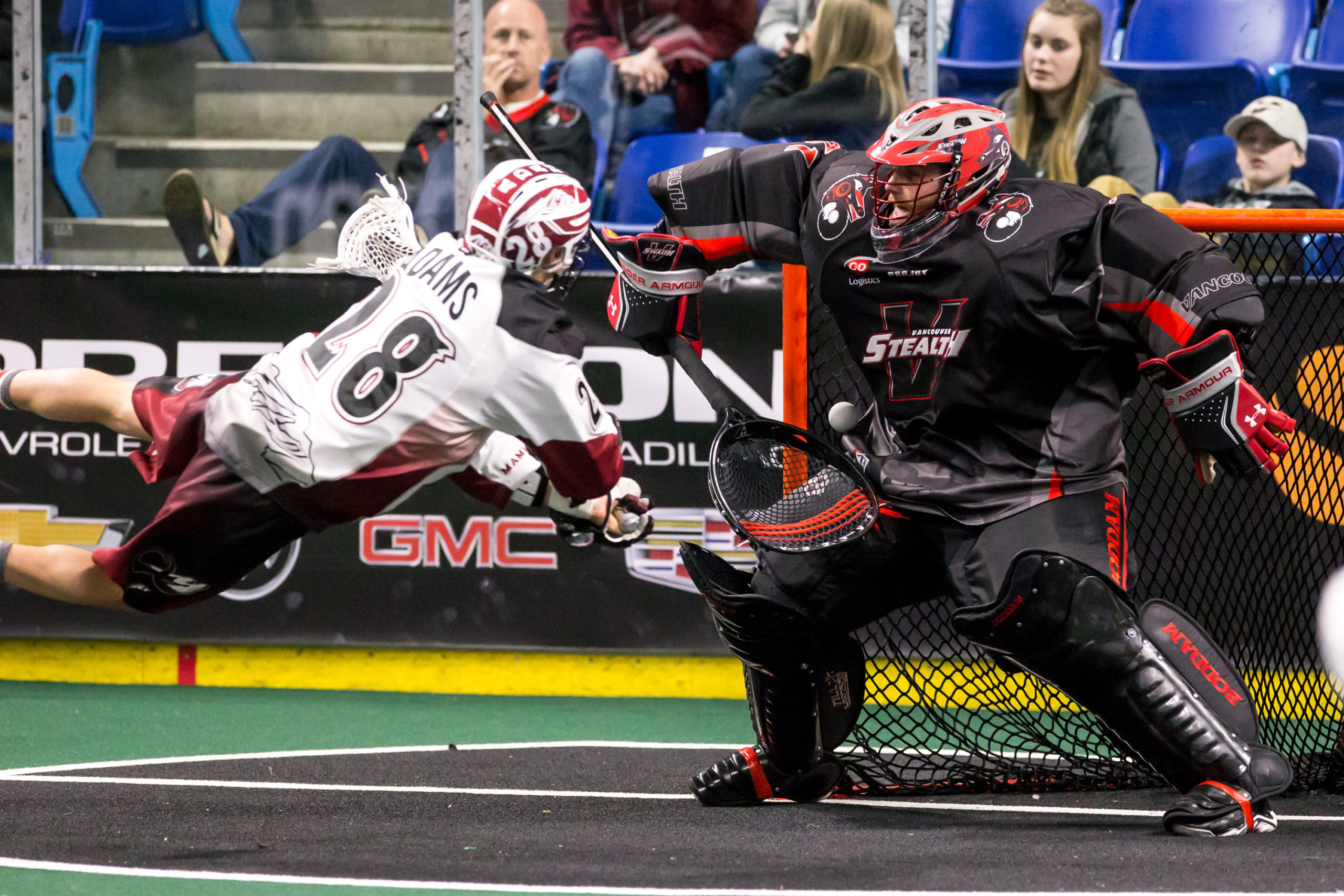 Mammoth Rookie Adams Gets Ot Goal To Beat The Stealth - NLL