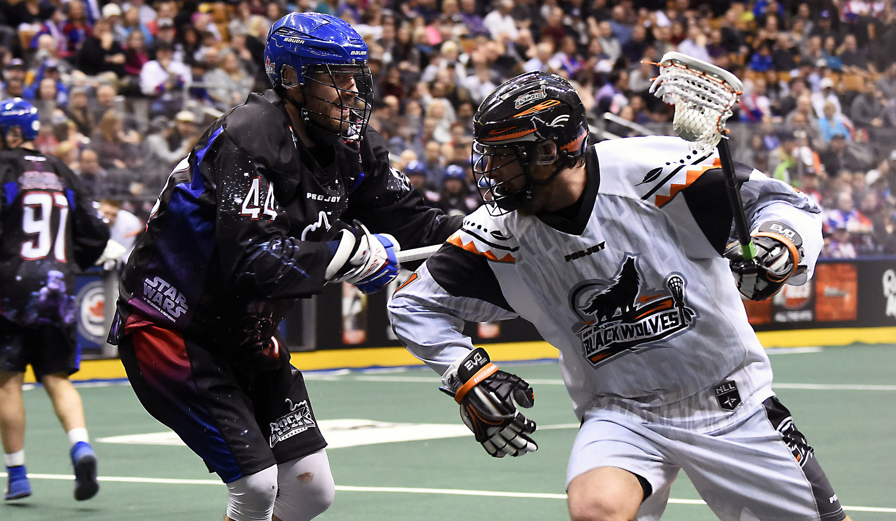Black Wolves Rally To Stun Rock In Overtime - NLL