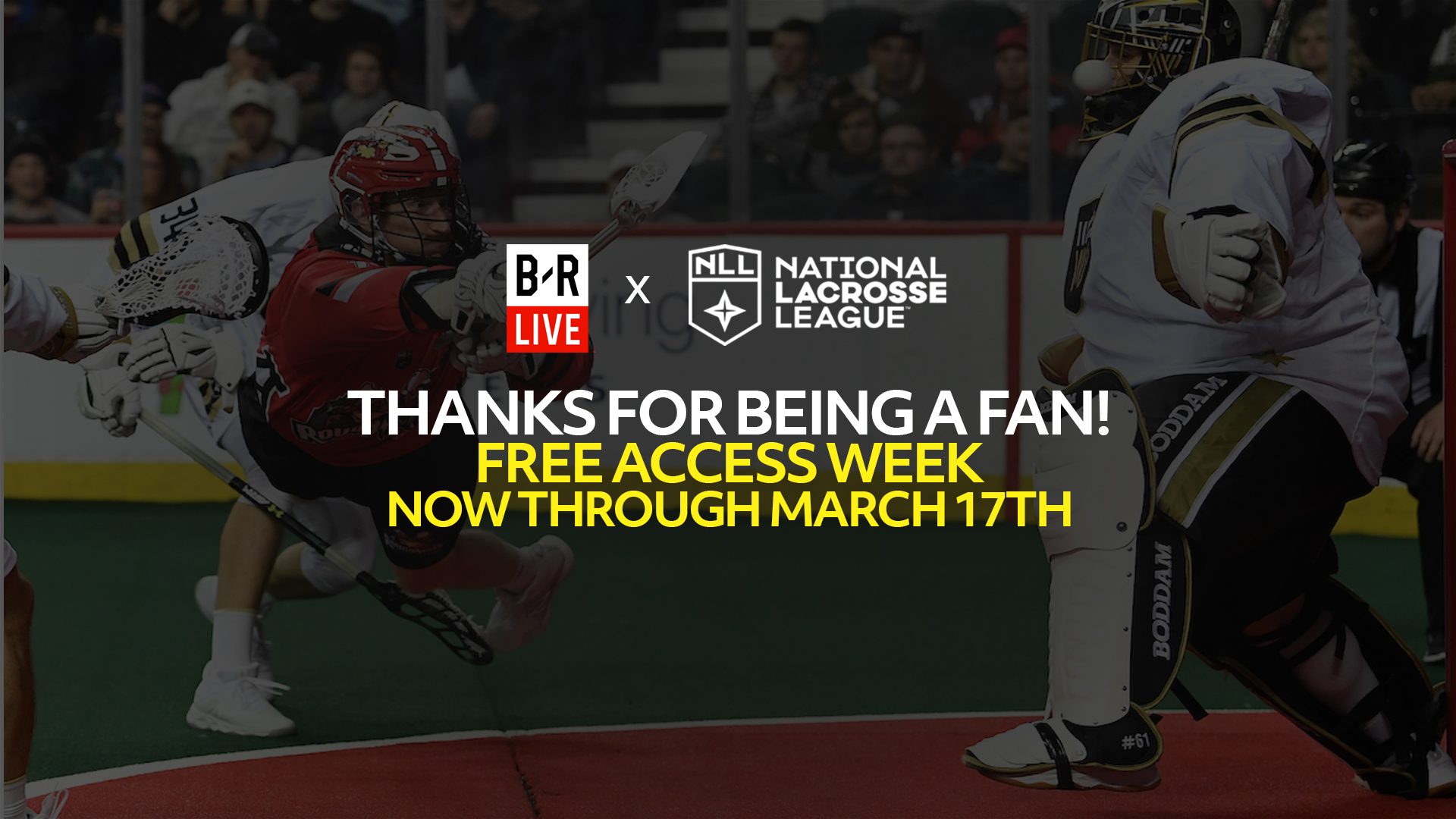 NLL Content Free on B/R Live - NLL