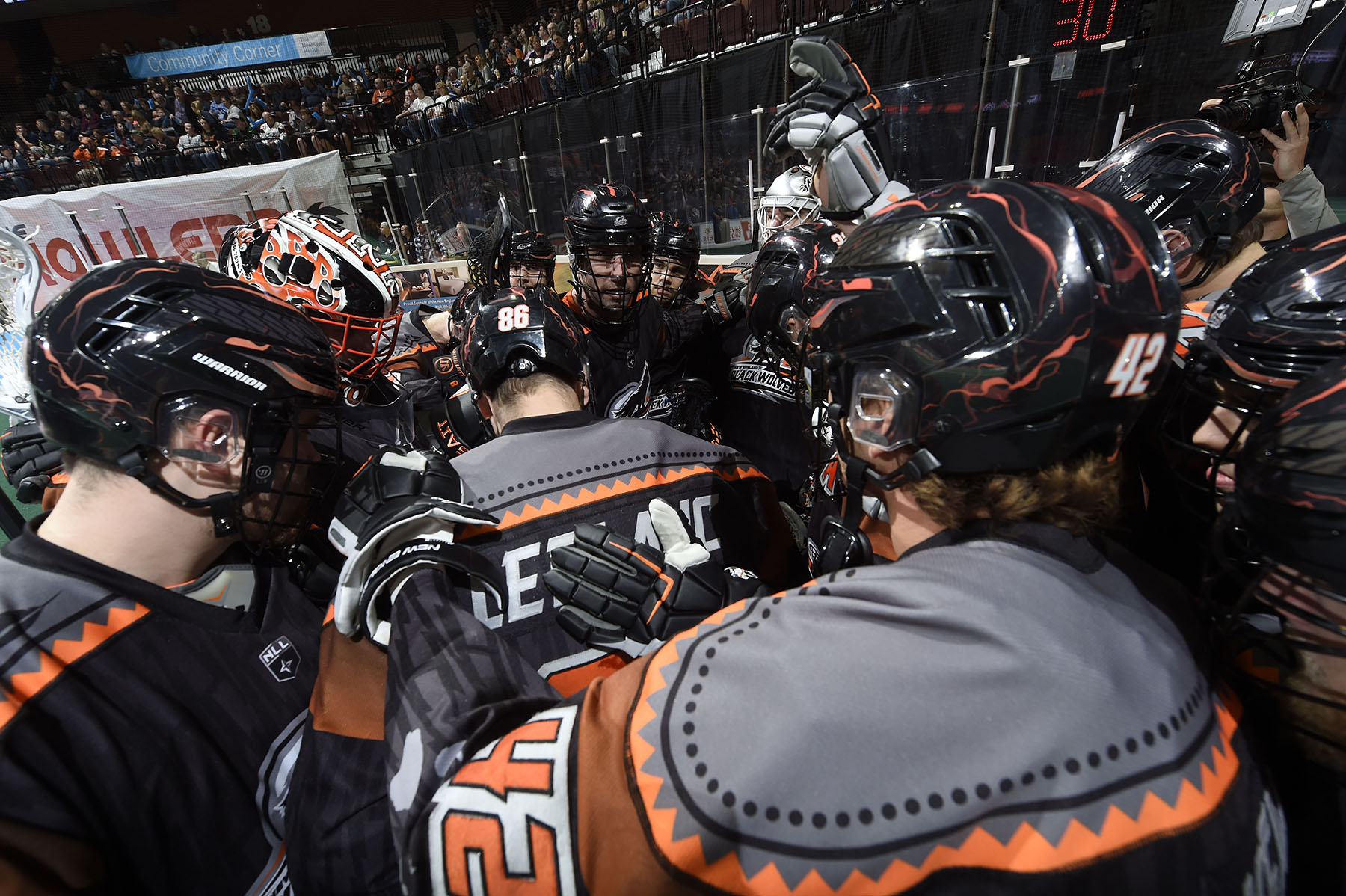 Black Wolves, Wings come together for Round 2 - NLL