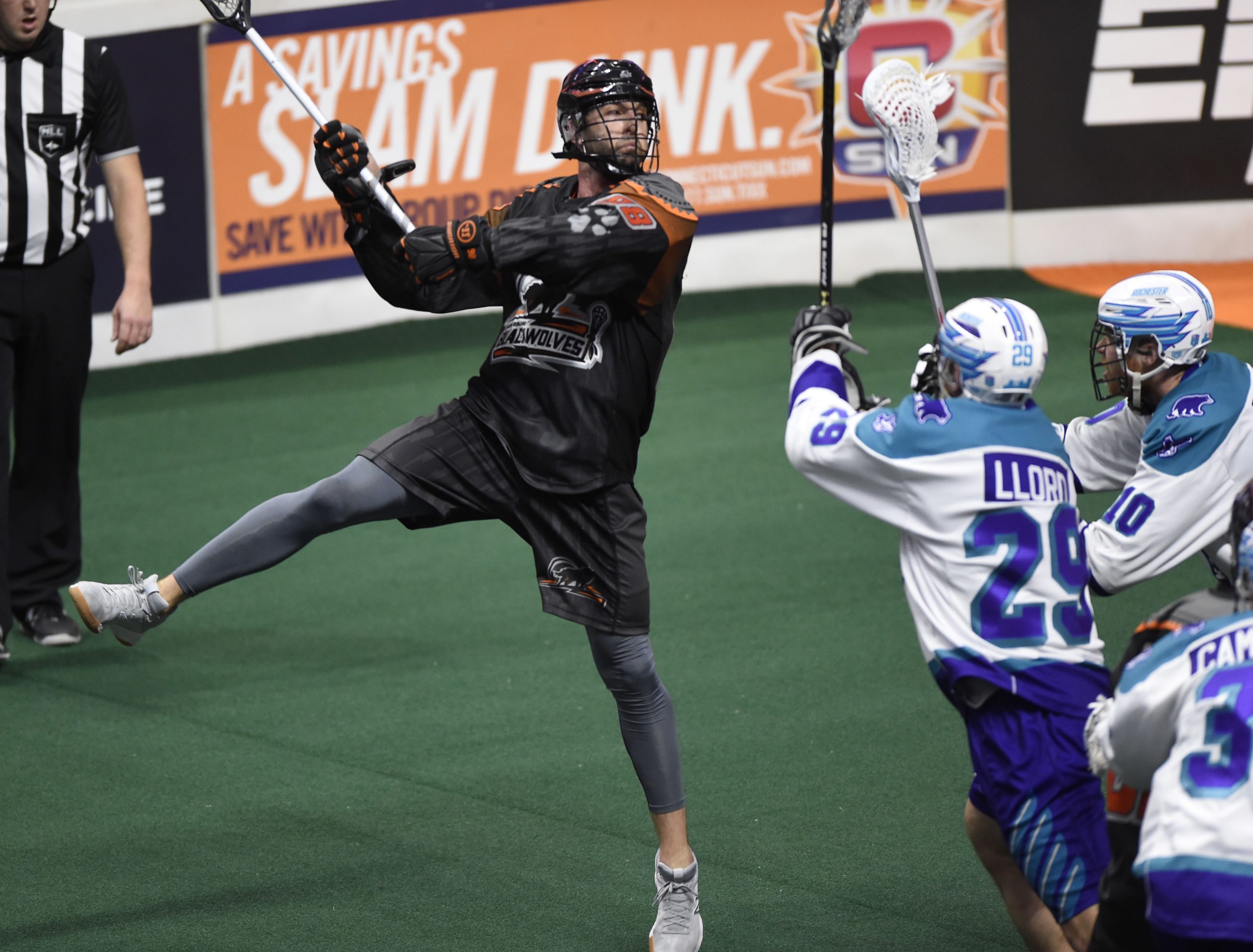 Crawford, Black Wolves Prove Too Much To Handle For Knighthawks - NLL