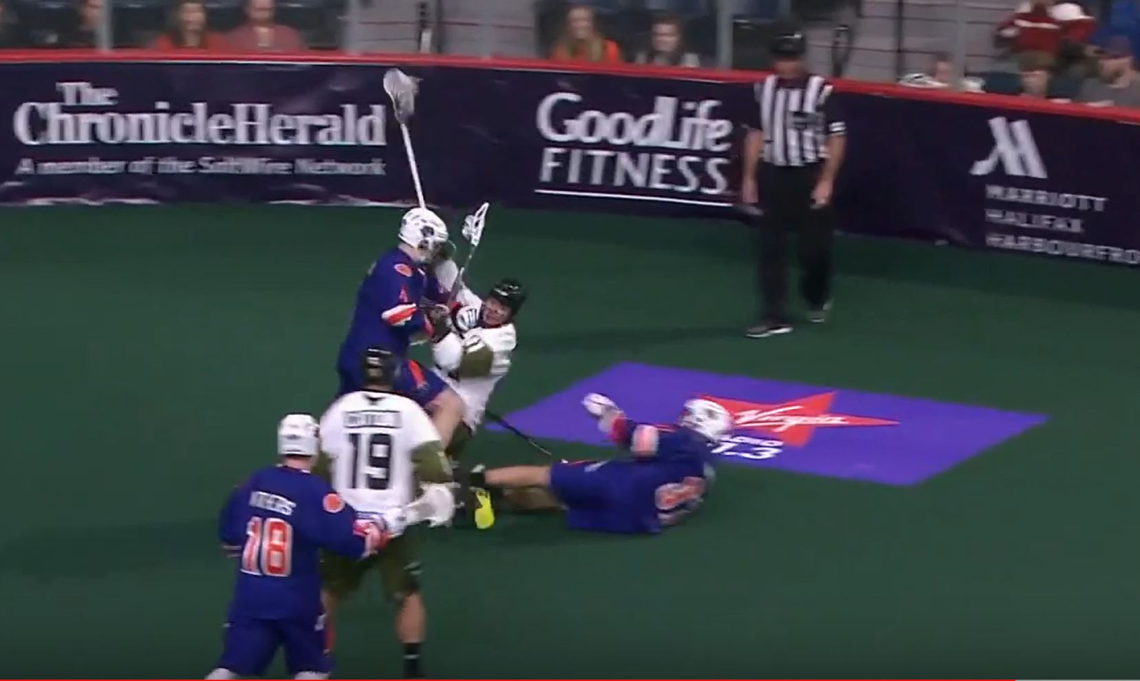 Graeme Hossack lays down a huge hit