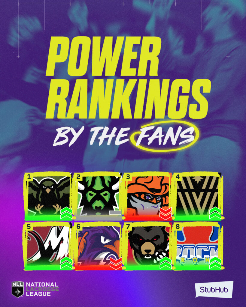 Week 8 StubHub Power Rankings - NLL